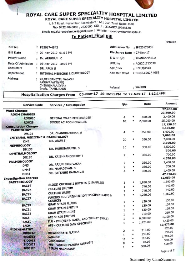 Medical Emergency - Severe lung infection due to viral pneumonia. | Milaap