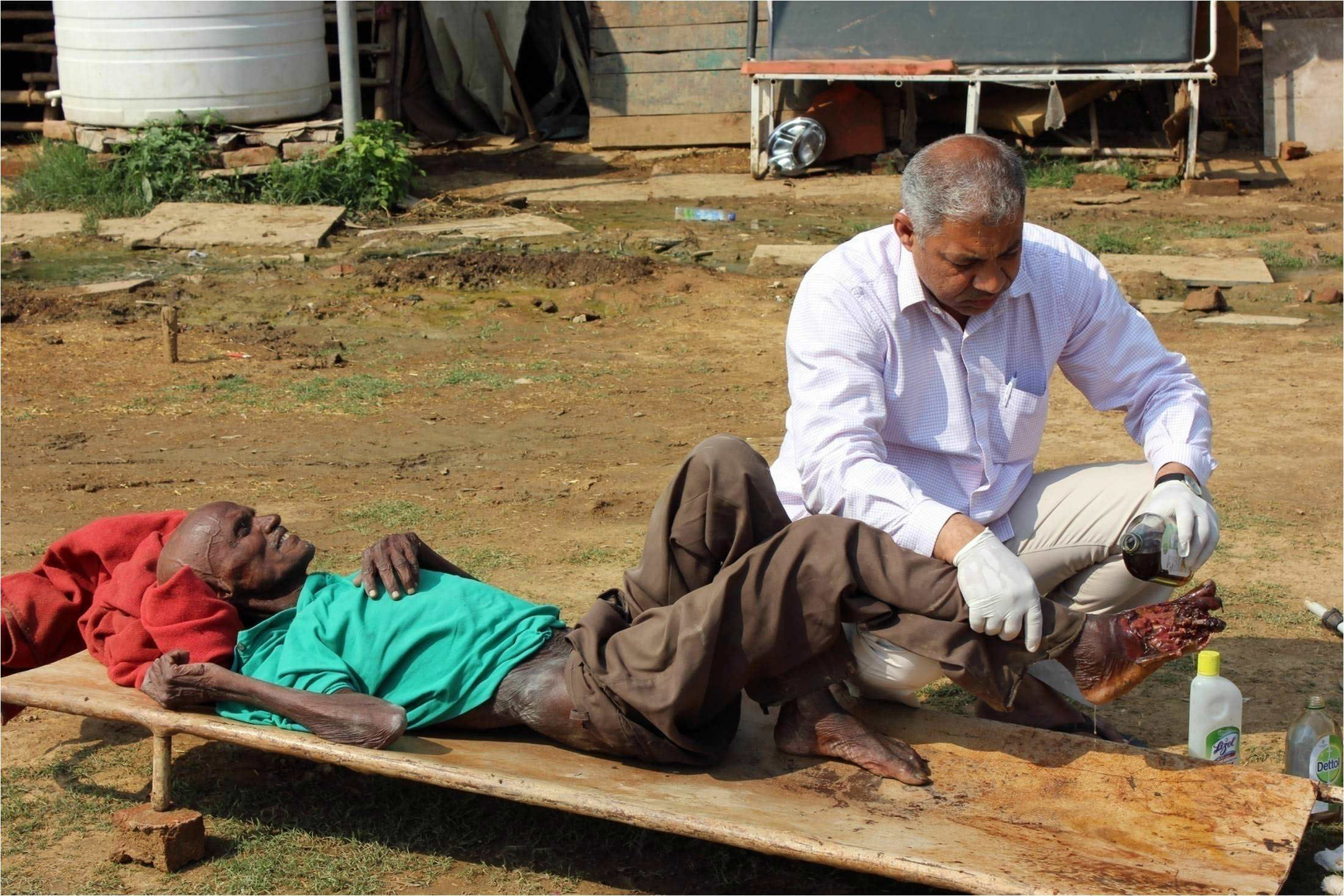 There are presently hundreds of such less privileged people living ...